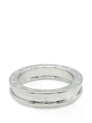 BVLGARI 18k White Gold B.zero1 Ring - Silver