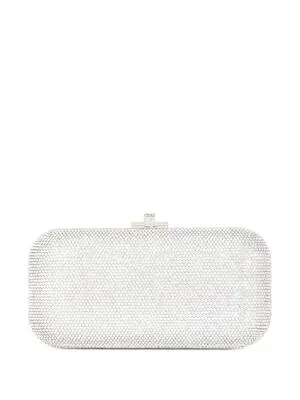 Judith Leiber Crystal-embellished Clutch Bag - Silver