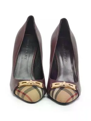 Burberry Nova Check Cap-toe Pumps