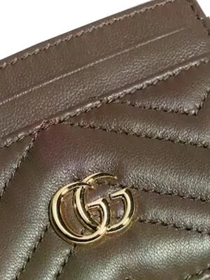 Gucci Gg Marmont Leather Card Holder