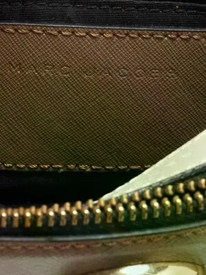 Marc Jacobs Snapshot Saffiano Leather Crossbody Bag - Brown
