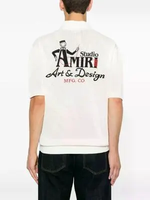 Amiri Studio Logo-embroidered Shirt