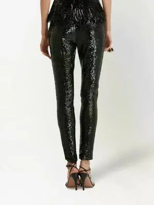 Oscar De La Renta Embellished Skinny Trousers