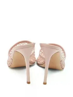 GIANVITO ROSSI Alisia Mesh Panel Sandals