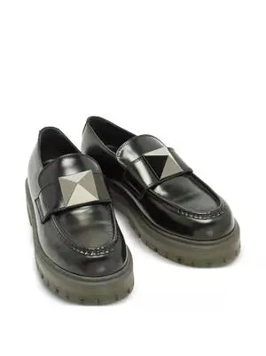 Valentino Garavani Rockstud Leather Loafers