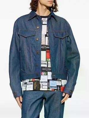 Moschino Contrast-stitch Denim Jacket