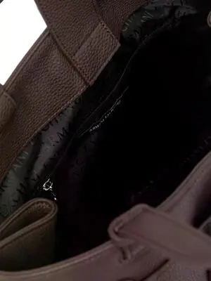 Armani Exchange Pebbled-texture Tote Bag