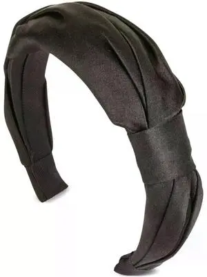 JENNIFER BEHR Audrey Satin Headband - Black