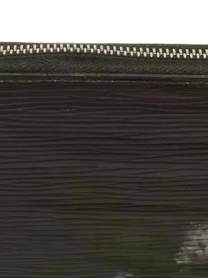LOUIS VUITTON Zippy Epi-leather Wallet - Black