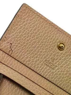 Gucci Gg Marmont Panelled Cardholder - Neutrals