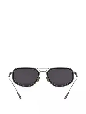 CAPOTE Geometric Frame Sunglasses
