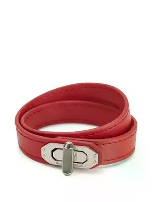 Shanghai Tang Locket Wrap Bracelet - Red