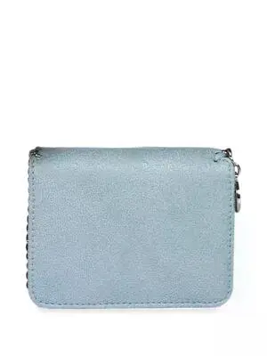 Stella McCartney Falabella Diamond-cut Chain Wallet - Blue
