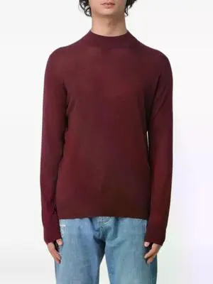 Brunello Cucinelli Ribbed-trim Mock-neck Sweater