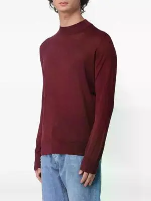 Brunello Cucinelli Ribbed-trim Mock-neck Sweater