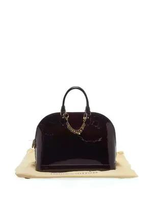 LOUIS VUITTON Monogram Vernis Alma Gm Tote Bag