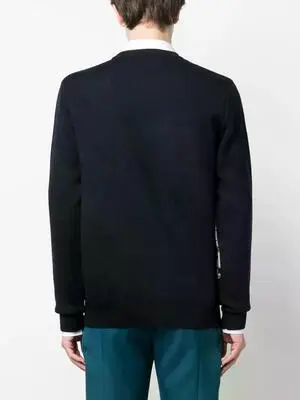 Alexander McQueen Skull Motif Jacquard Jumper