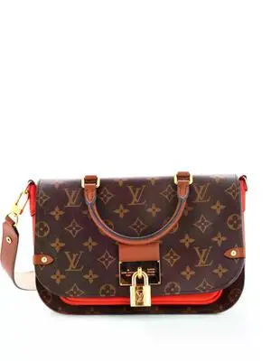 LOUIS VUITTON Monogram Canvas Vaugirard Satchel - Red