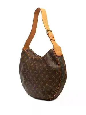 LOUIS VUITTON Monogram Croissant Gm Hobo Bag - Brown