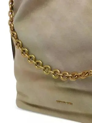 Michael Kors Nolita Suede Shoulder Bag - Neutrals