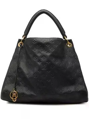 LOUIS VUITTON Monogram Empreinte Artsy Mm Hobo Bag - Blue