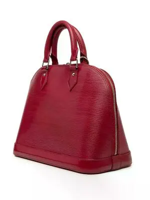 LOUIS VUITTON Epi Alma Pm Handbag - Red