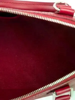 LOUIS VUITTON Epi Alma Pm Handbag - Red