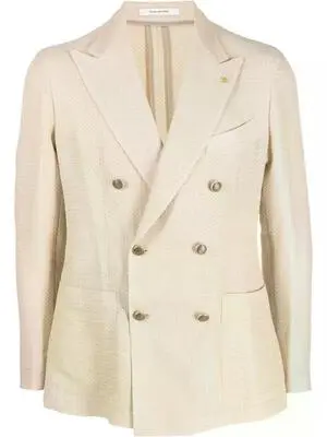 Tagliatore Double-breasted Peak-lapels Blazer