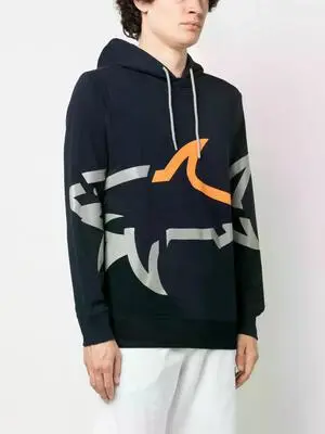Paul & Shark Shark Print Hoodie
