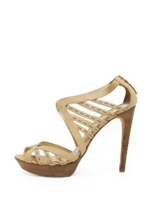 Fendi Open-toe Strappy Stiletto Sandals