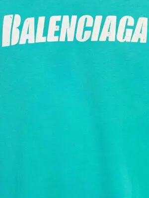 Balenciaga Distressed Logo T-shirt