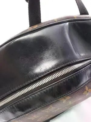 LOUIS VUITTON Monogram Macassar Josh Backpack - Brown