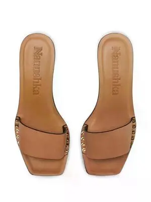 Nanushka Ibiron Studded Square-toe Sandals