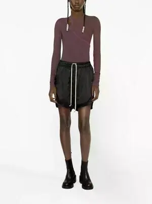 Rick Owens High-low Drawstring Shorts