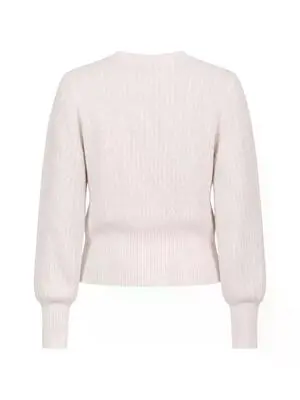 Le Kasha Gaya Pointelle Knit Cardigan - Neutrals