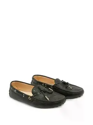 TOD'S Gommino Tie Loafers - Black
