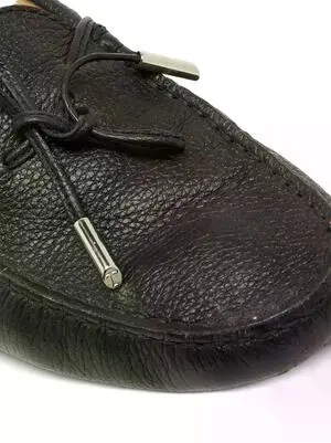 TOD'S Gommino Tie Loafers - Black
