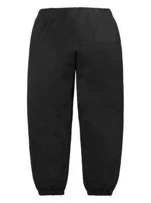 Supreme Satin-appliqué Cotton Track Pants