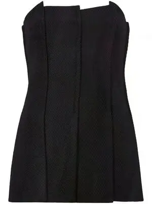 Proenza Schouler Corinne Strapless Twill Top