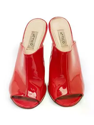 Attico Leather Heeled Sandals