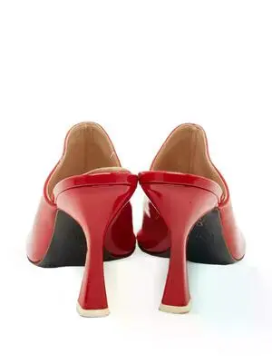 Attico Leather Heeled Sandals