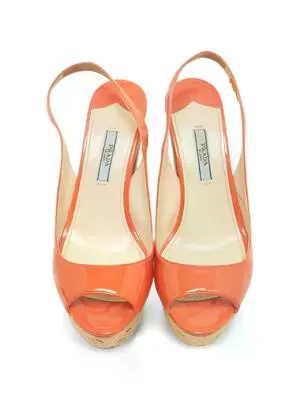 Prada Platform Peep-toe Pumps