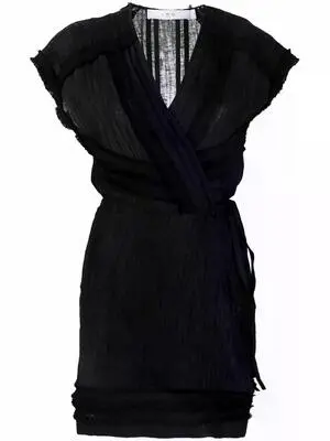 IRO PARIS Ruffle-trimmed Wrap Dress