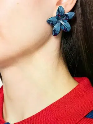 Marni Floral Motif Earrings