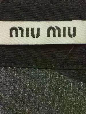 Miu Miu Silk Lace Trim Shirt
