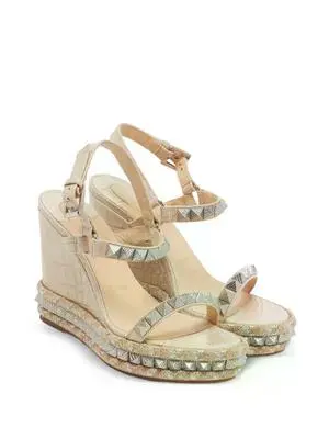 CHRISTIAN LOUBOUTIN Cataclou Wedge Sandals