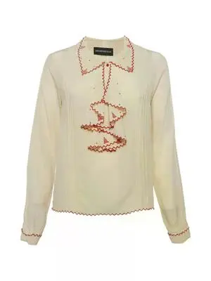 Zadig&Voltaire Silk Ruffled Shirt