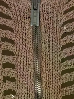 Peserico Open-knit Zip-up Cardigan