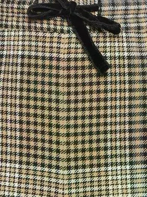 Maje Plaid Wide-leg Trousers