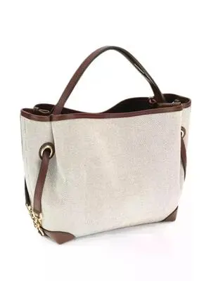 Chloé Clover Logo-print Tote Bag - Neutrals
